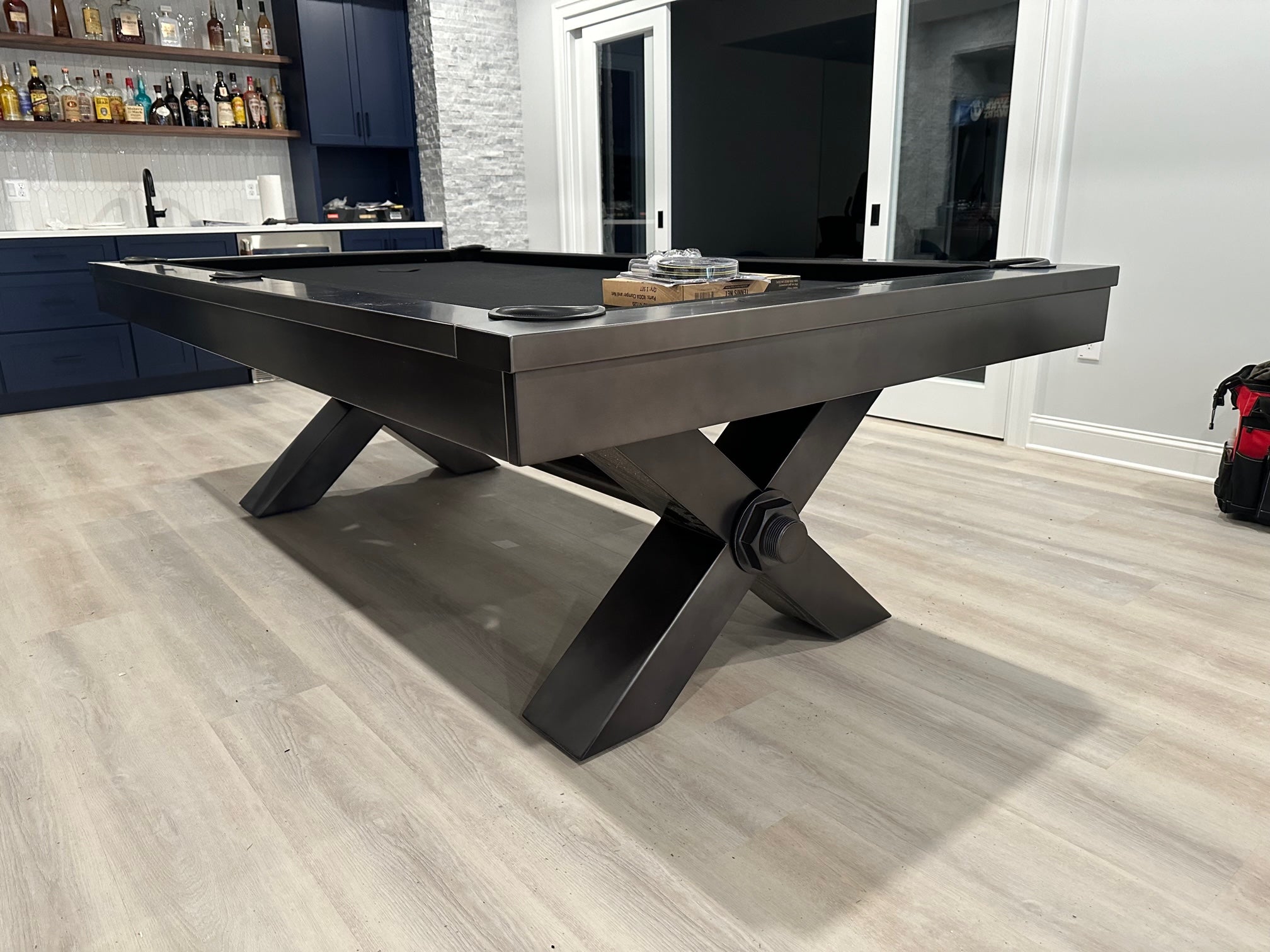 Plank and Hide Vox Pool Table — Robbies Billiards & Game Room Design