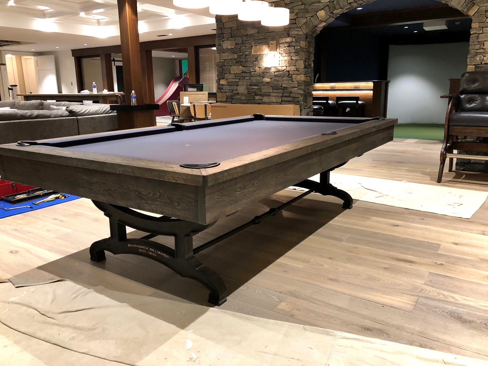 Brunswick Birmingham Pool Table — Robbies Billiards & Game Room Design