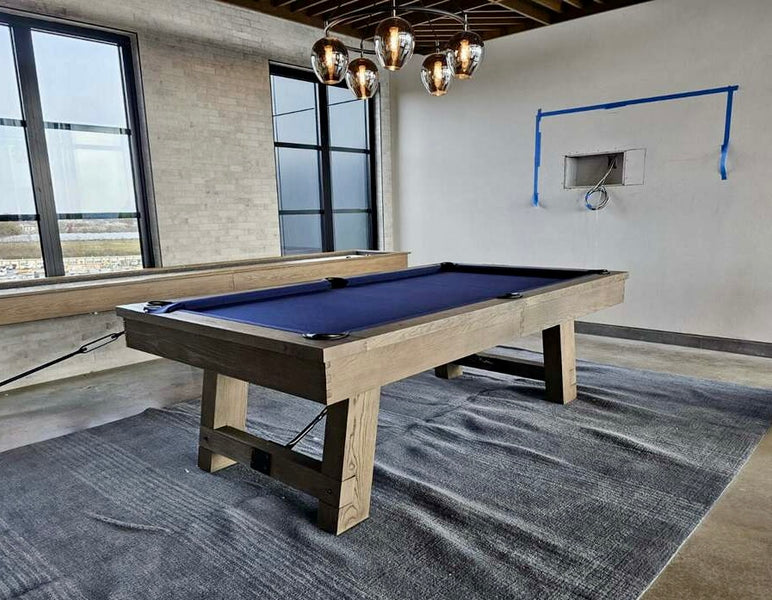 Plank and Hide Isaac Pool Table — Robbies Billiards & Game Room Design