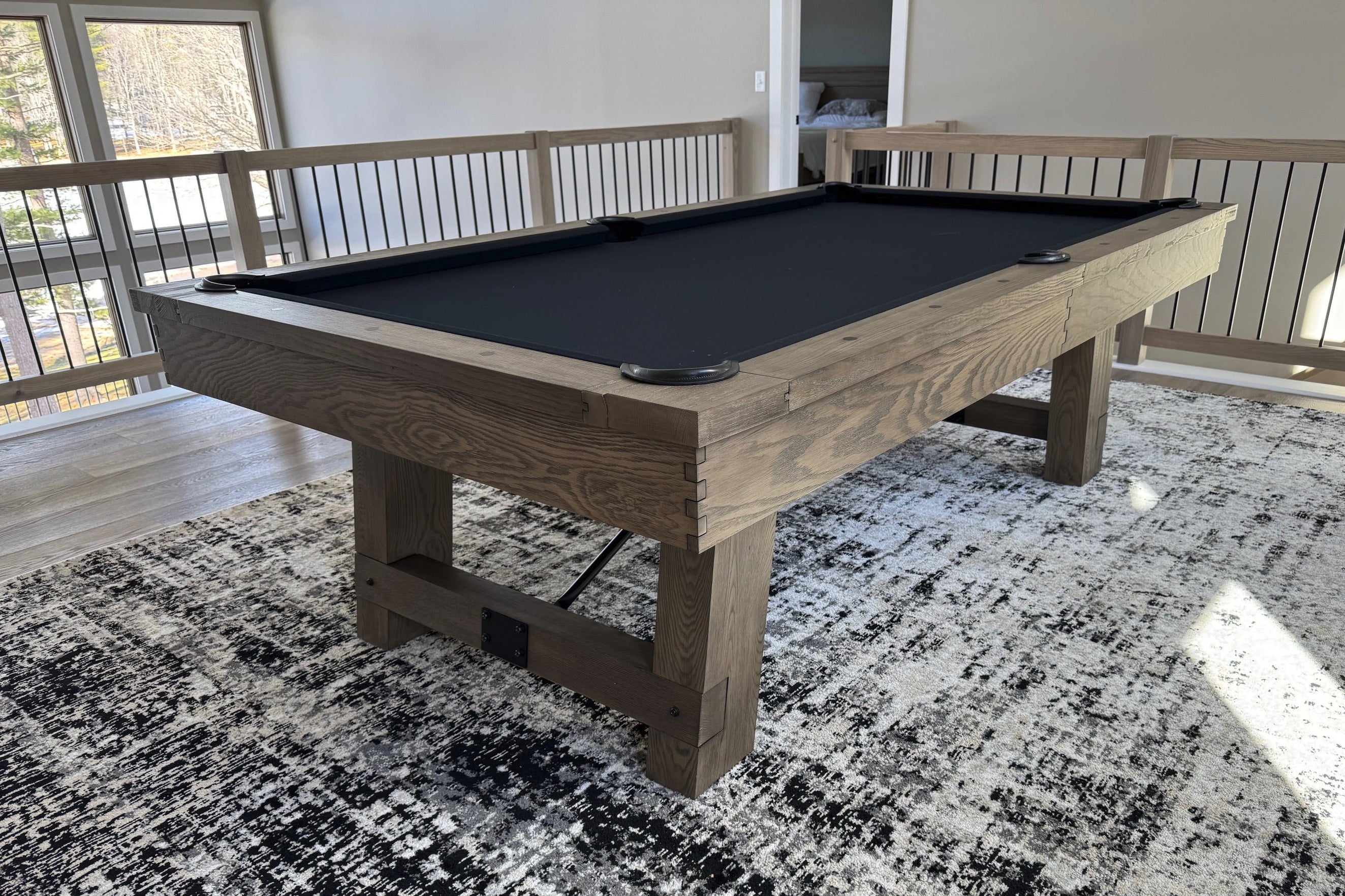 Plank and Hide Isaac Pool Table — Robbies Billiards & Game Room Design