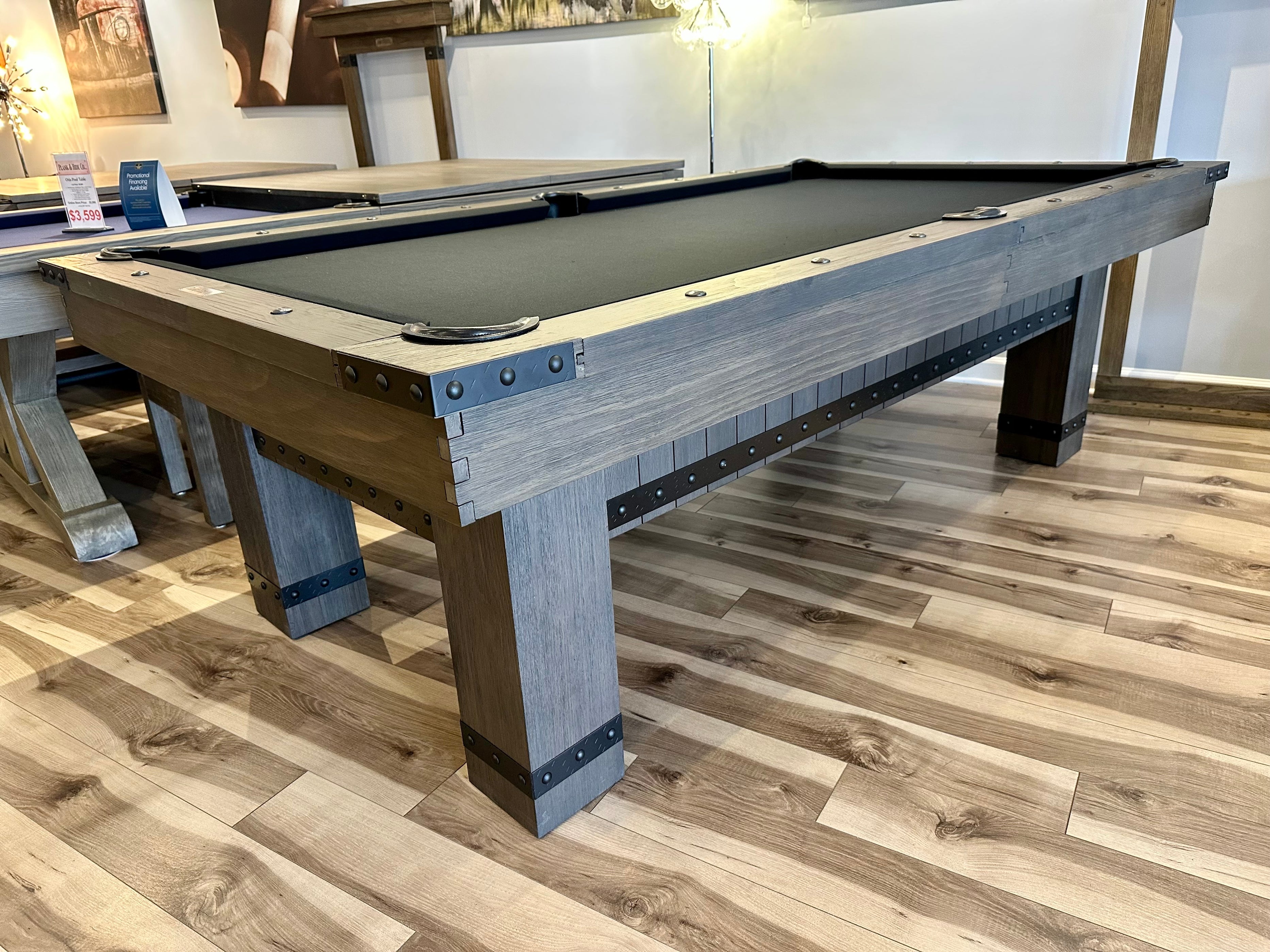 Plank and Hide Morse Pool Table — Robbies Billiards & Game Room Design