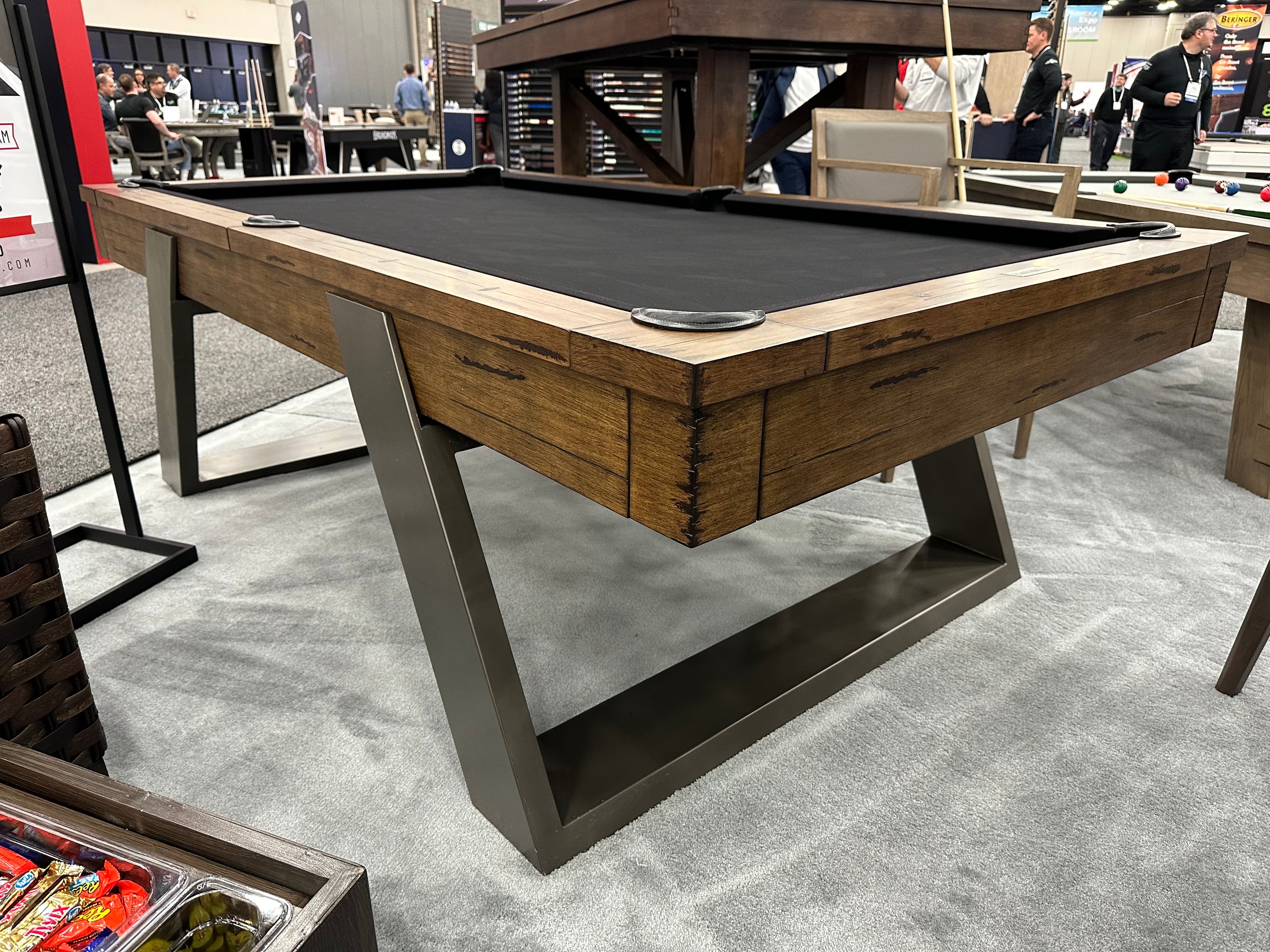 Plank and Hide Modesto Pool Table — Robbies Billiards & Game Room Design