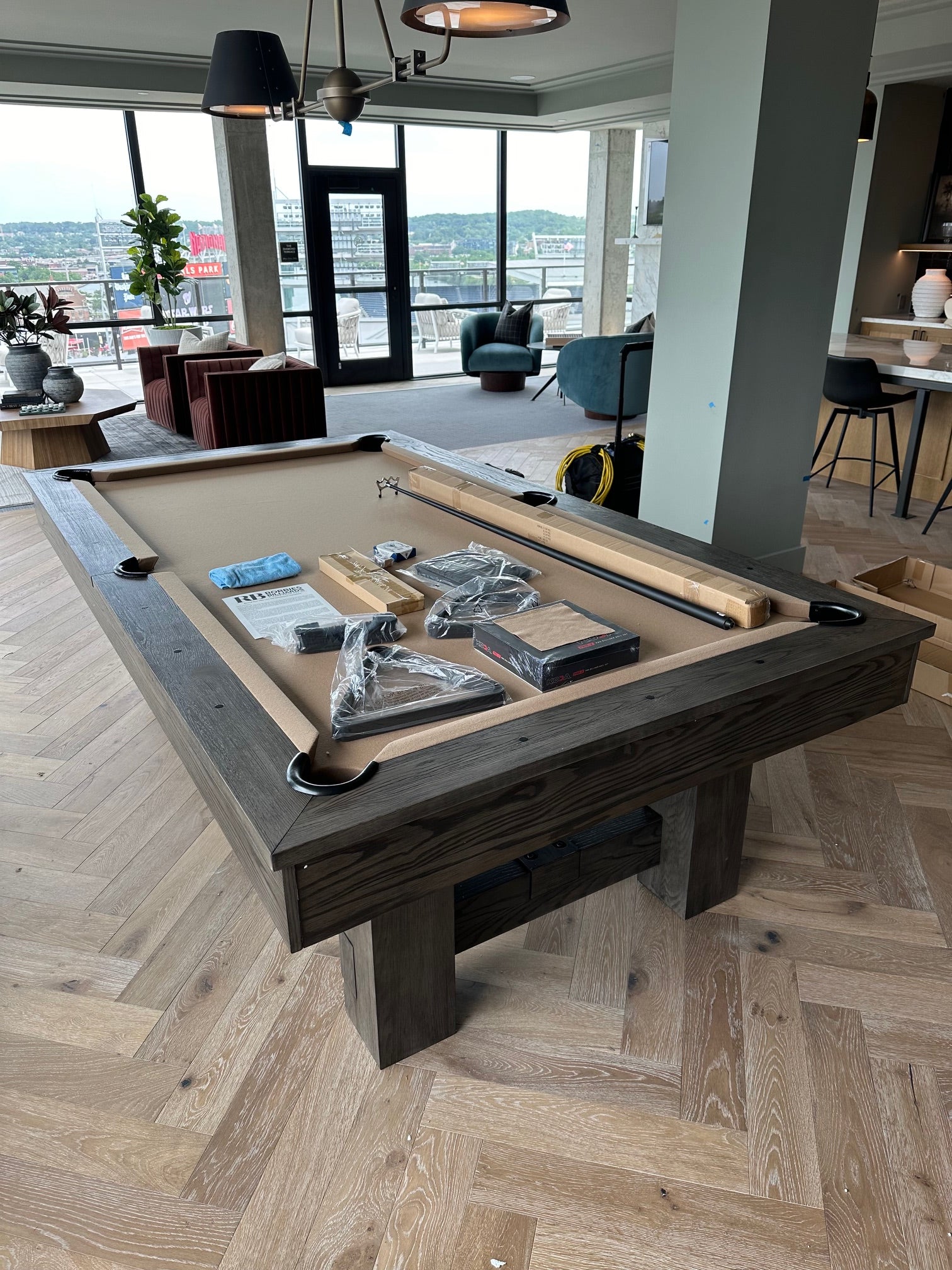 Plank and Hide Montana Pool Table — Robbies Billiards & Game Room Design