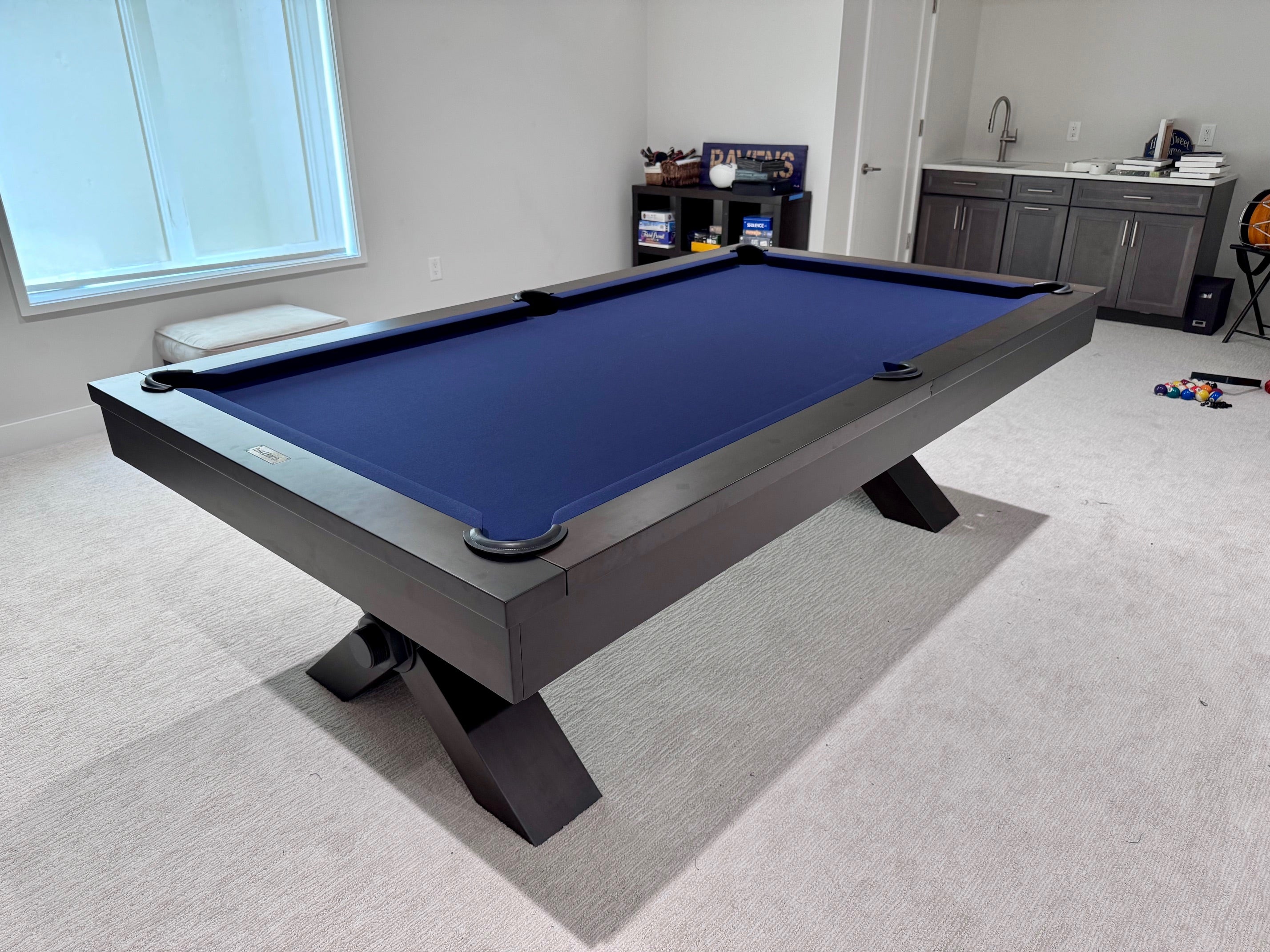 Plank and Hide Wood Vox Pool Table — Robbies Billiards & Game Room Design