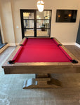 Plank and Hide Beaumont Pool Table — Robbies Billiards & Game Room Design