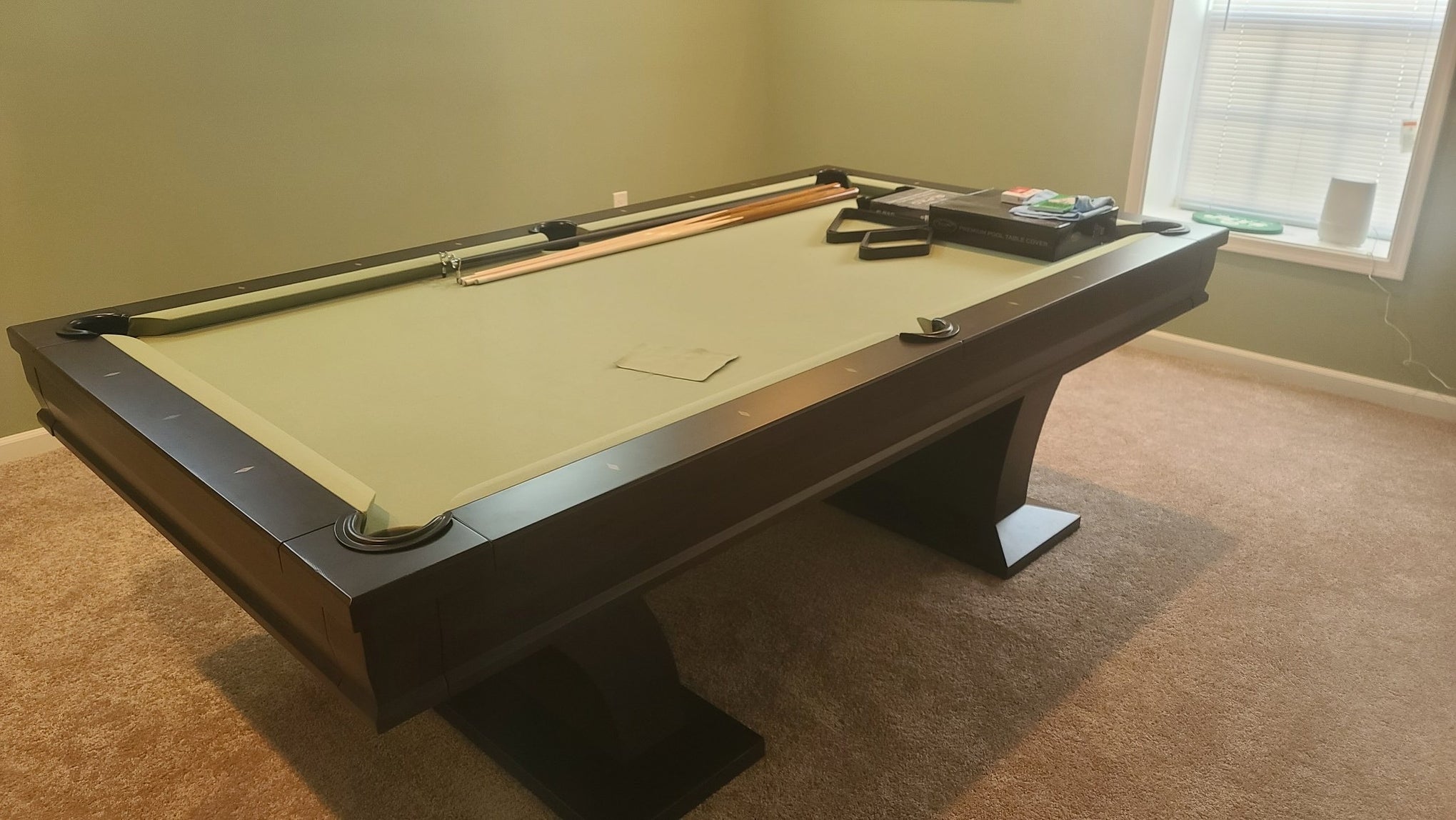 Plank and Hide Paxton Pool Table — Robbies Billiards & Game Room Design