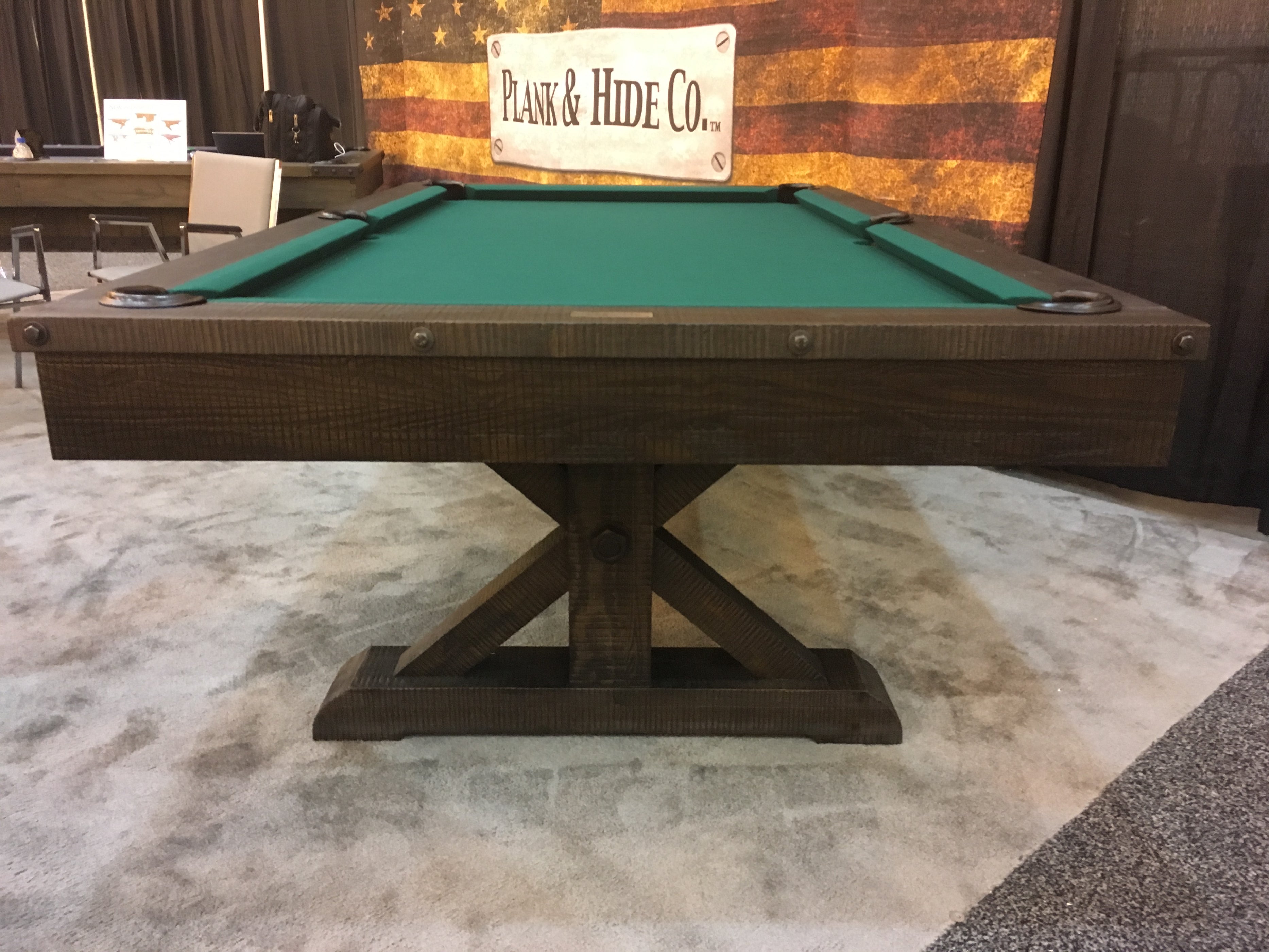 Plank and Hide Otis Pool Table — Robbies Billiards & Game Room Design