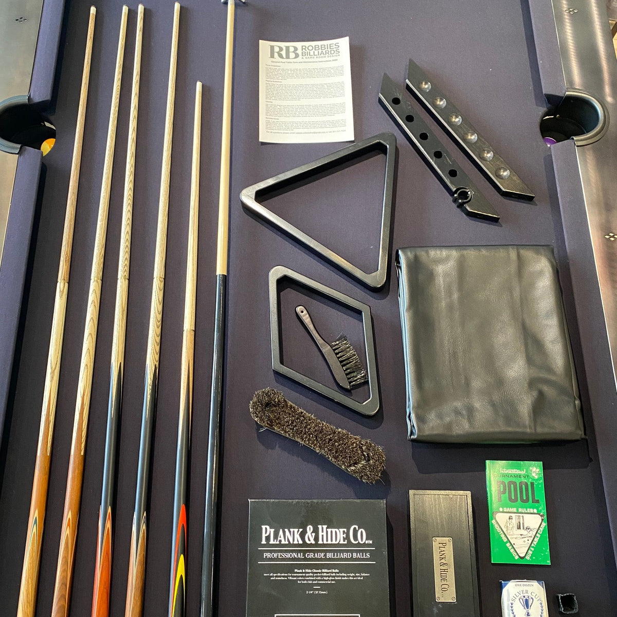 Plank & Hide Vintage Deluxe Accessory Package — Robbies Billiards ...