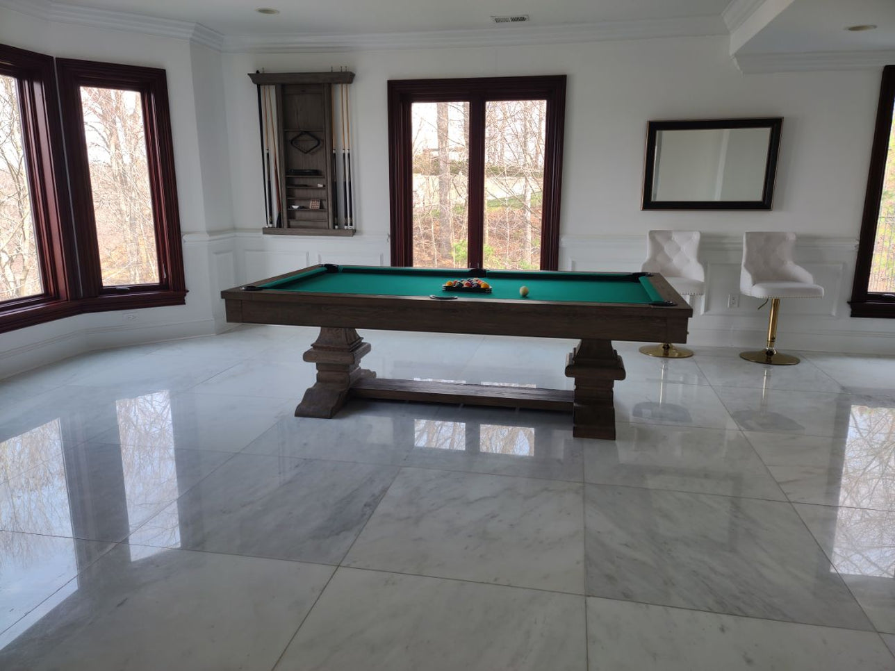 Plank and Hide Beaumont Pool Table — Robbies Billiards & Game Room Design