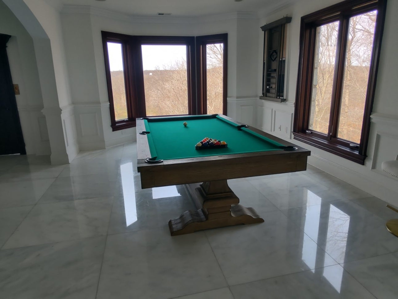 Plank and Hide Beaumont Pool Table — Robbies Billiards & Game Room Design