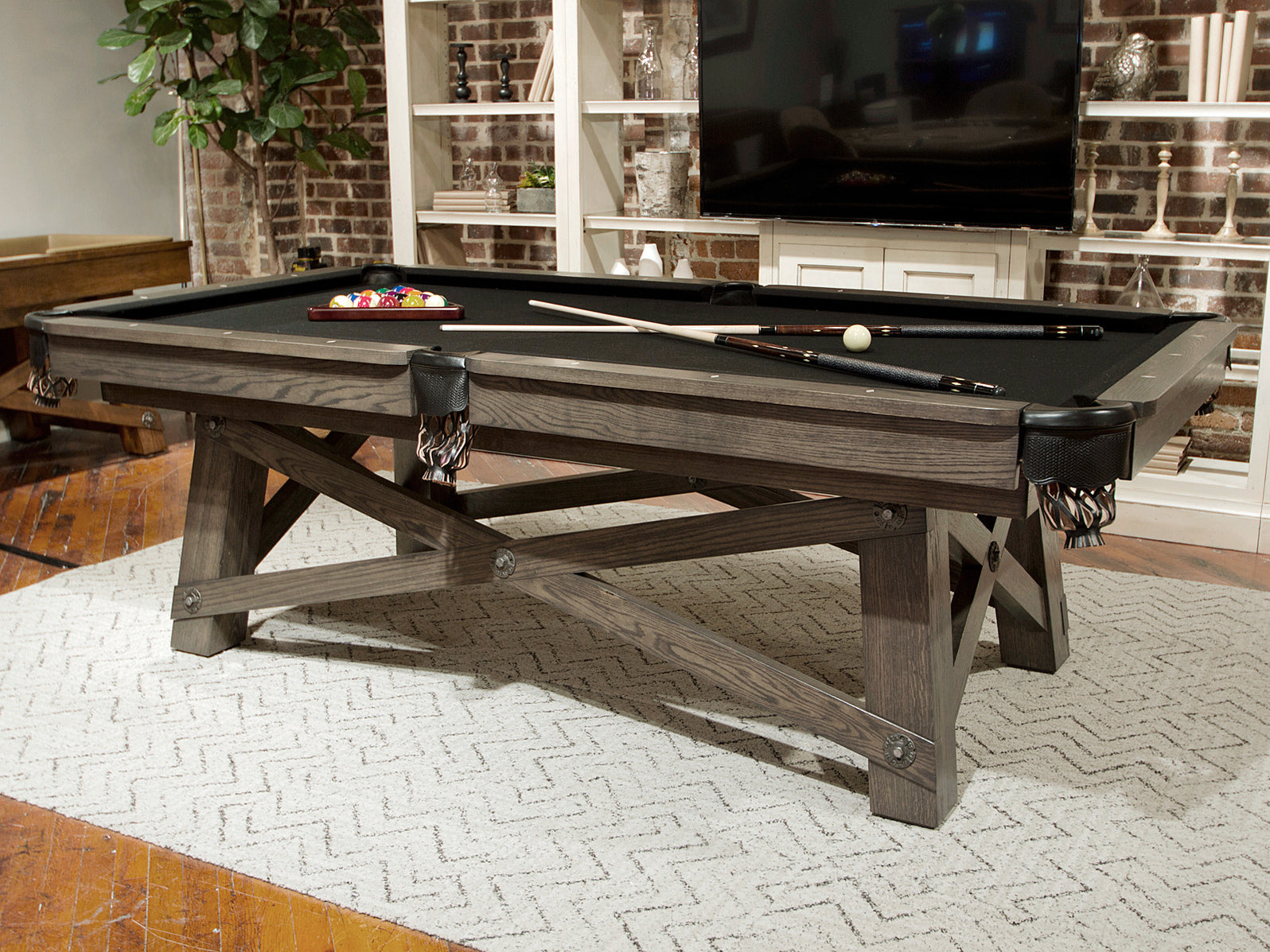 California House Loft Game Table — Robbies Billiards & Game Room Design