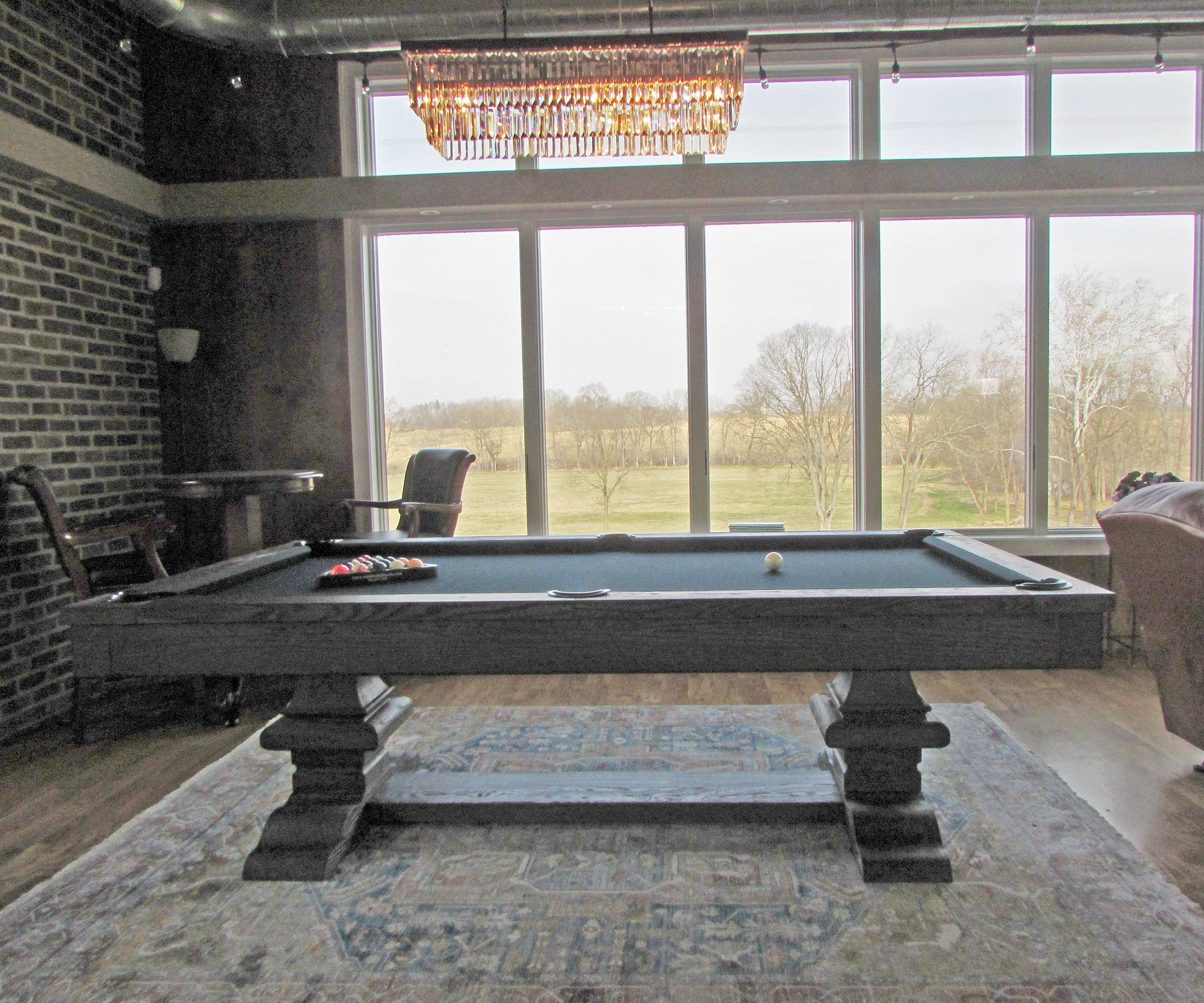 Plank and Hide Beaumont Pool Table — Robbies Billiards & Game Room Design