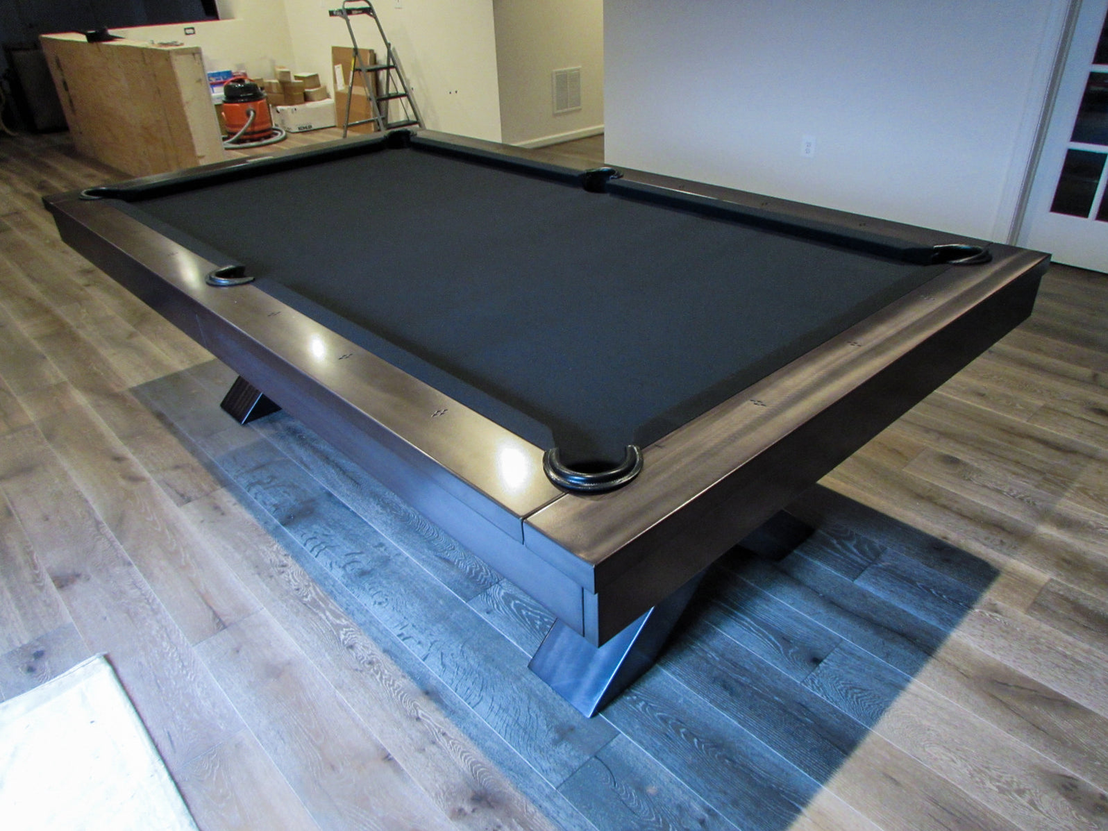 Plank and Hide Vox Pool Table — Robbies Billiards & Game Room Design