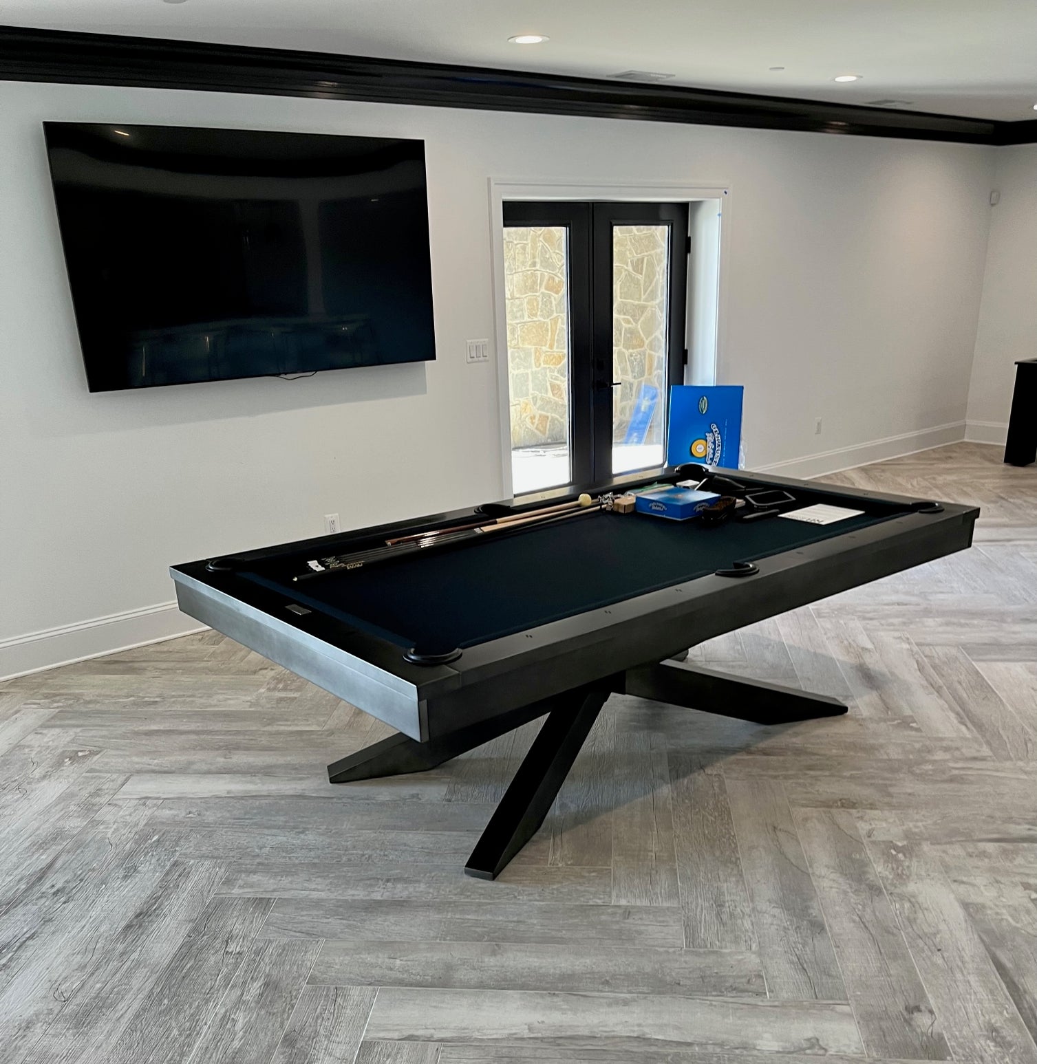 Plank and Hide Felix Pool Table — Robbies Billiards & Game Room Design