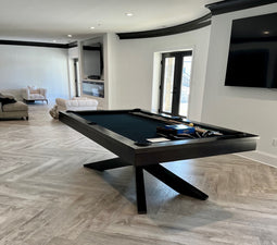Plank and Hide Felix Pool Table — Robbies Billiards & Game Room Design