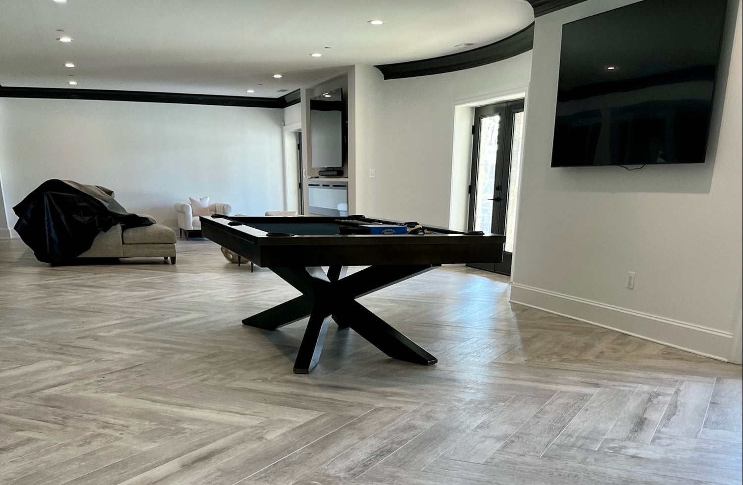 Plank and Hide Felix Pool Table — Robbies Billiards & Game Room Design