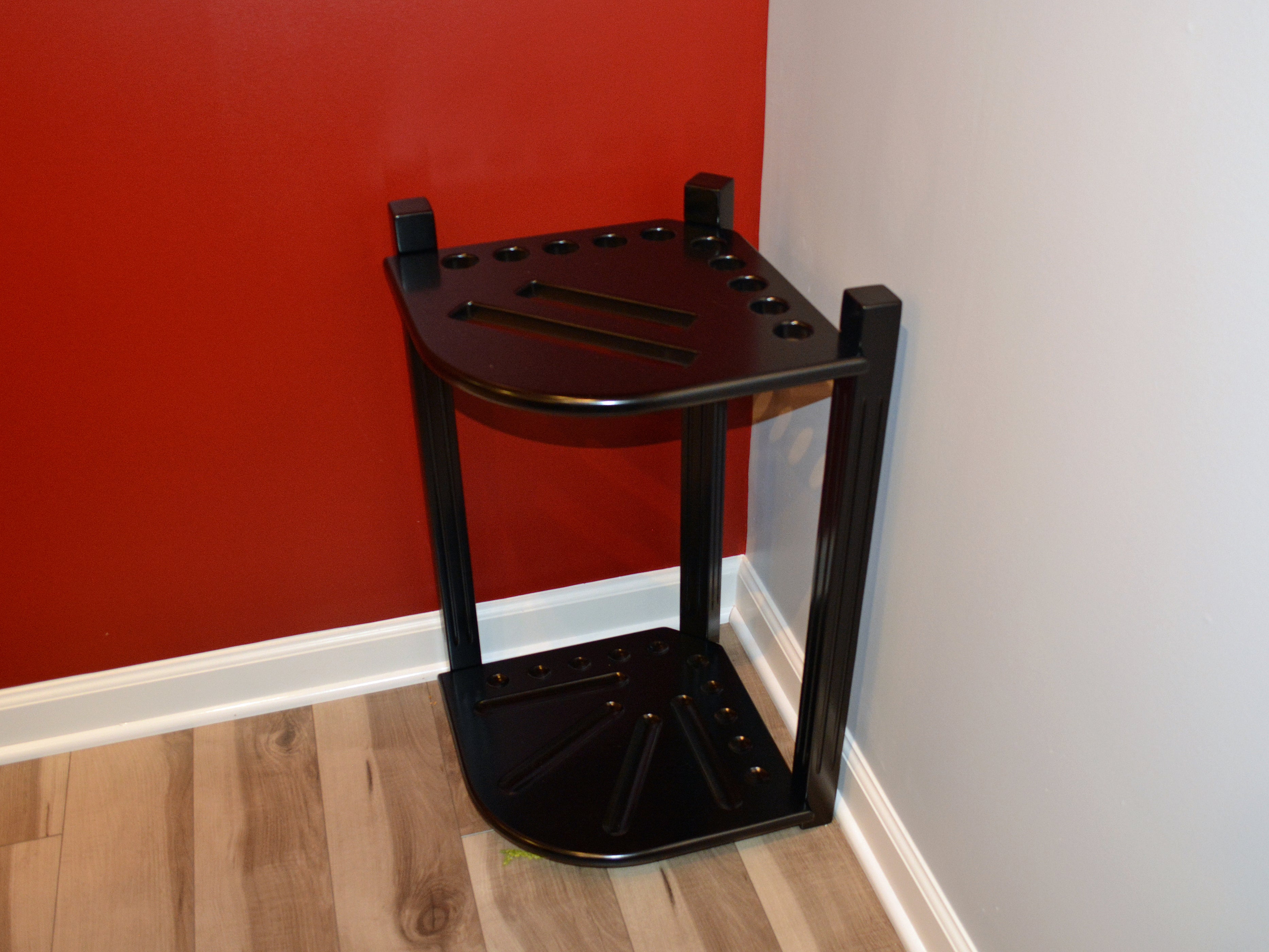 Presidential Heavy Duty Corner Floor Cue Accessory Rack — Robbies ...