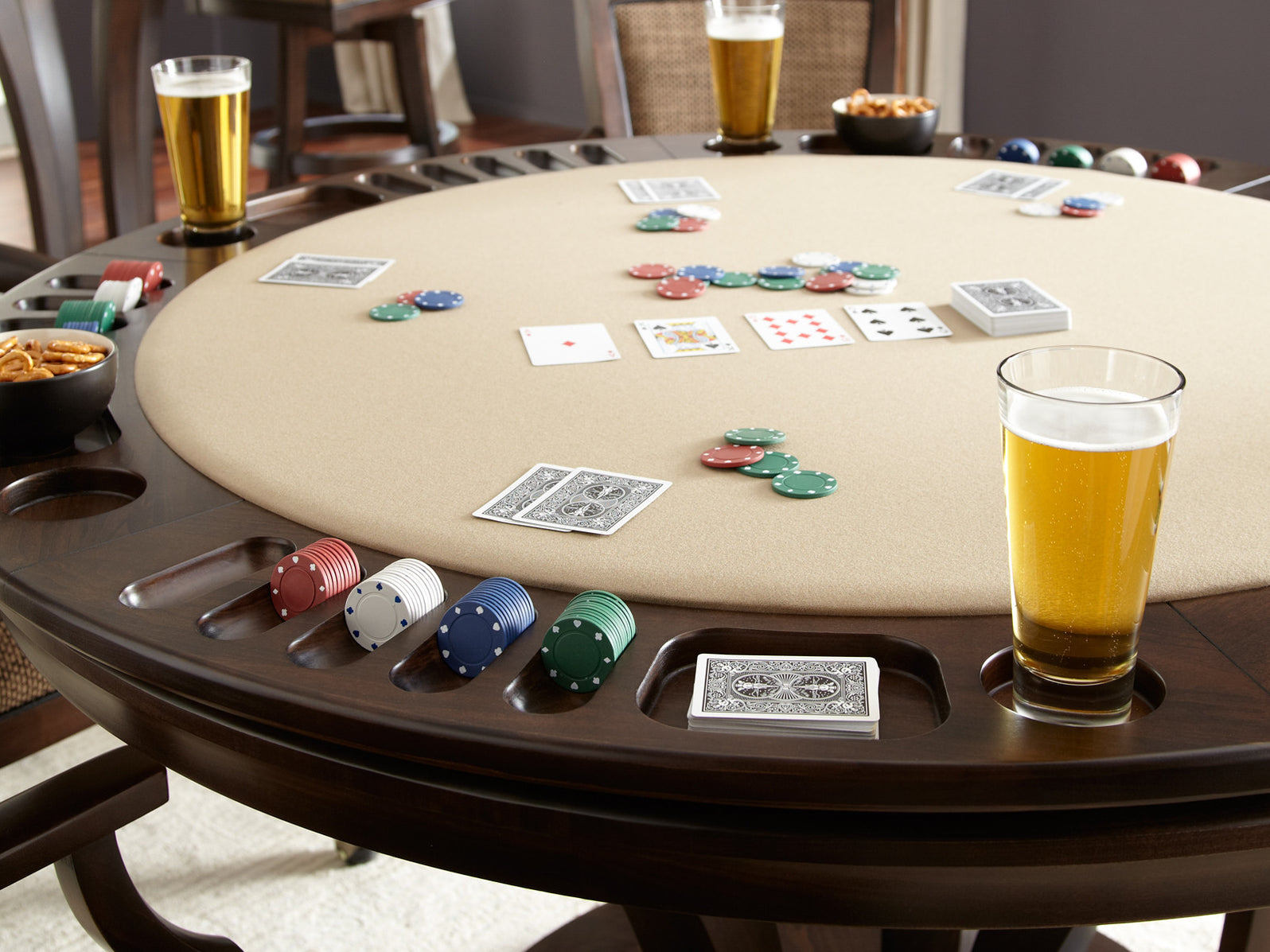 California House Venice Poker Dining Table — Robbies Billiards